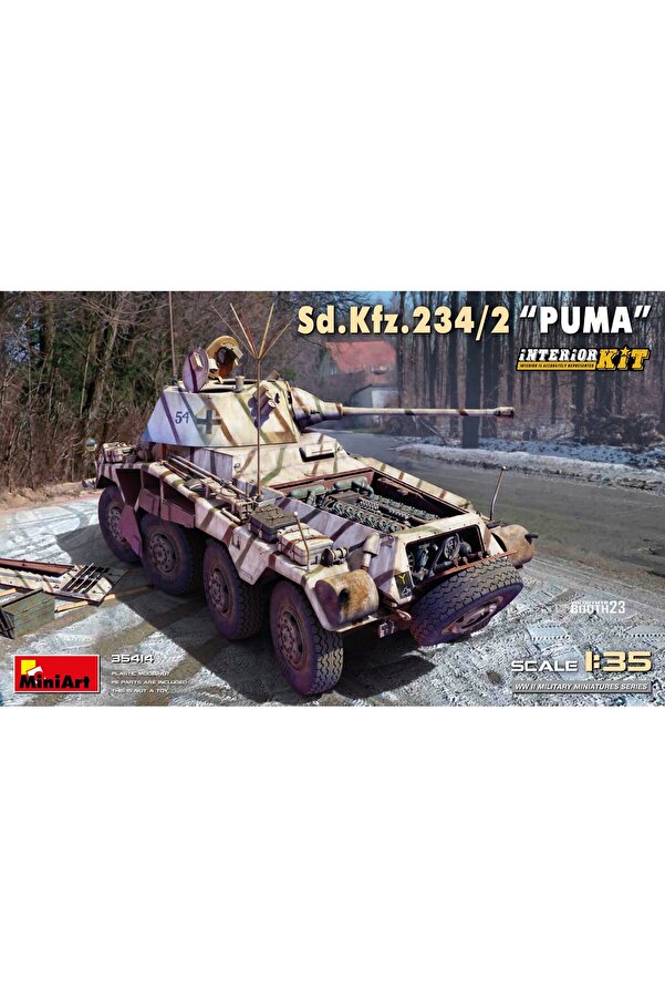 MiniArt Puma Interior Kit - Sd. Kfz. 234/2 Model - Trendyol