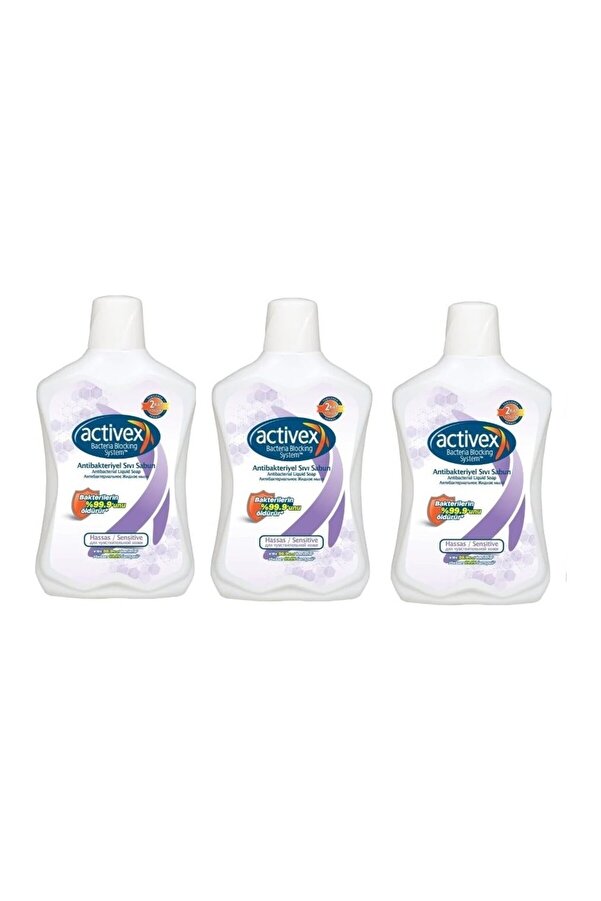 Activex Sensitive Soap - 1000 Ml X 3 Sensitive/liquid Soap- Trendyol