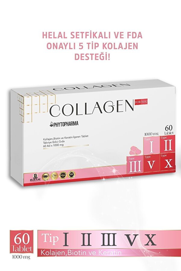 phytopharma Collagen Tablet with Biotin and Keratin - Supplementary ...