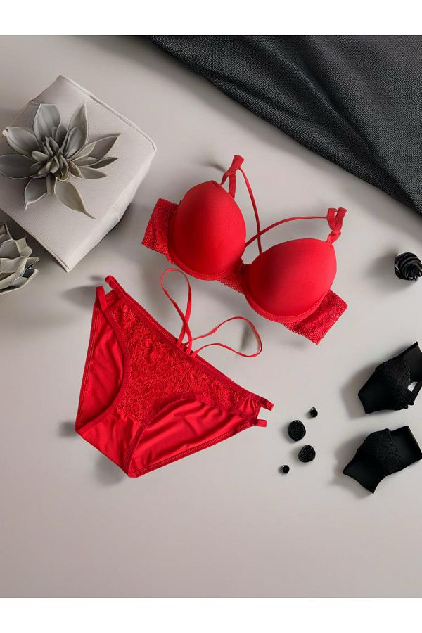 Red underwear set store