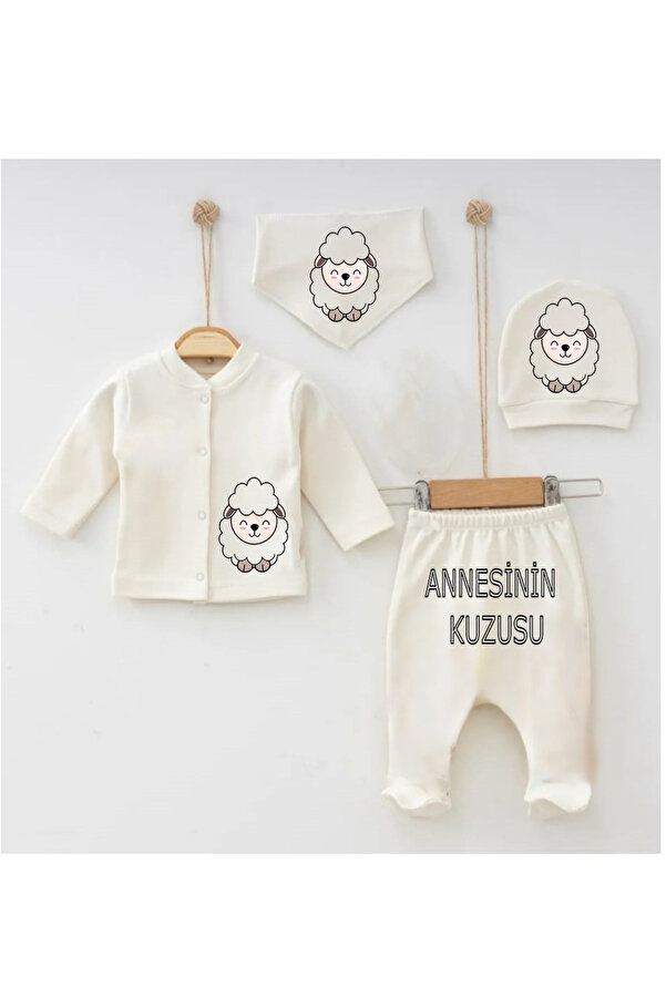 bebekpare White 100% Cotton Hospital Discharge Set - Mother's Lamb ...