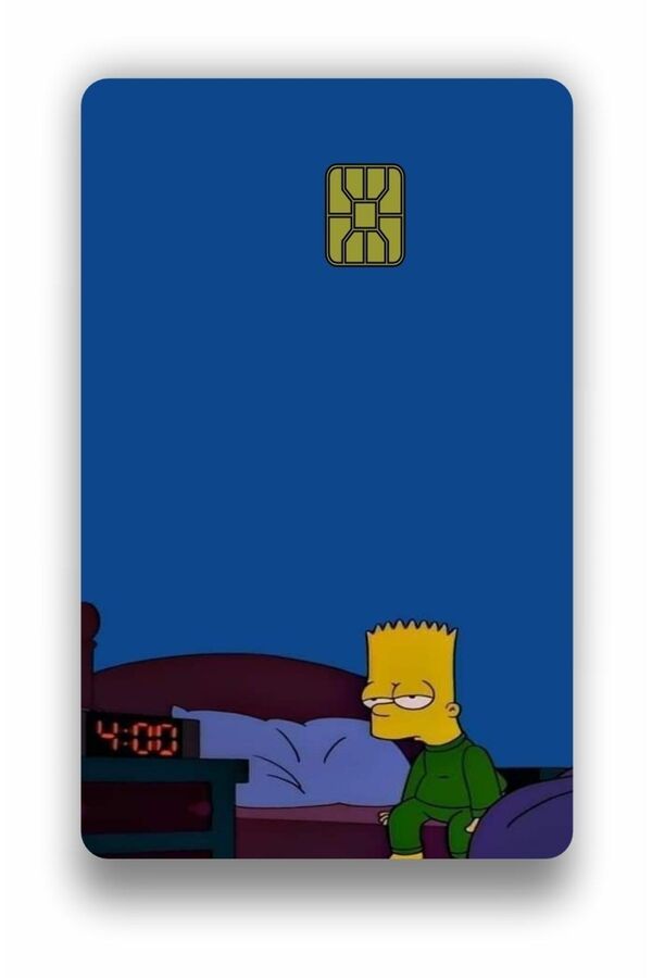 uzuntuning Simpsons Credit - Bank Card Sticker, Special Gelatin Plated ...