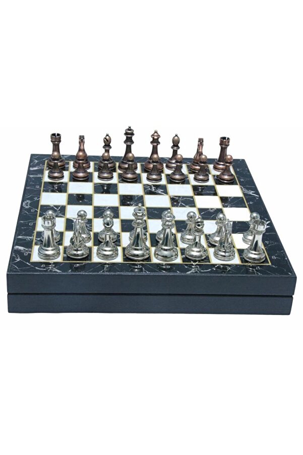 SHOPHANGAR Luxury Steel Zamak Cast Professional Classic Chess Set ...
