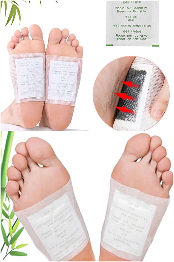MUHEN Natural Method Toxin Removal and Foot Detox Tape - 10 Pieces ...