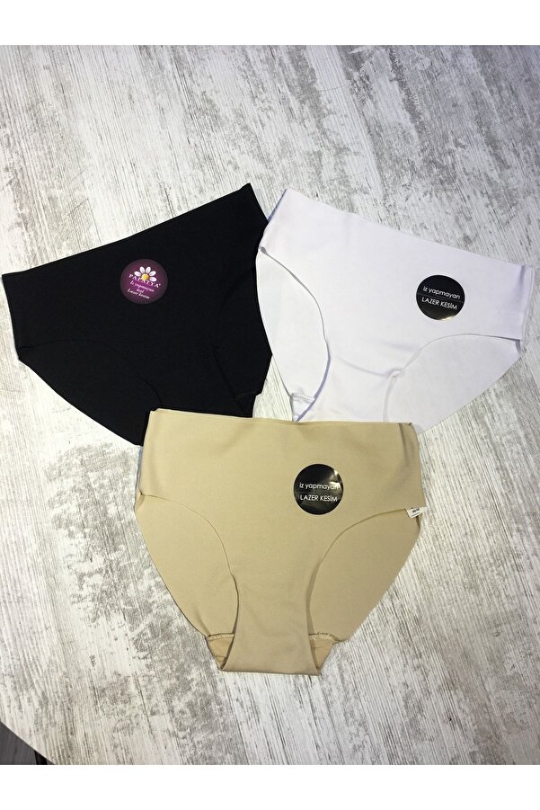 Helena Paris Black and White and Skin Color 3-Piece Laser Cut High ...