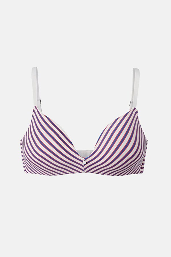 Tchibo Women Soft Cup Padded Non Wire Bra, Red - Trendyol