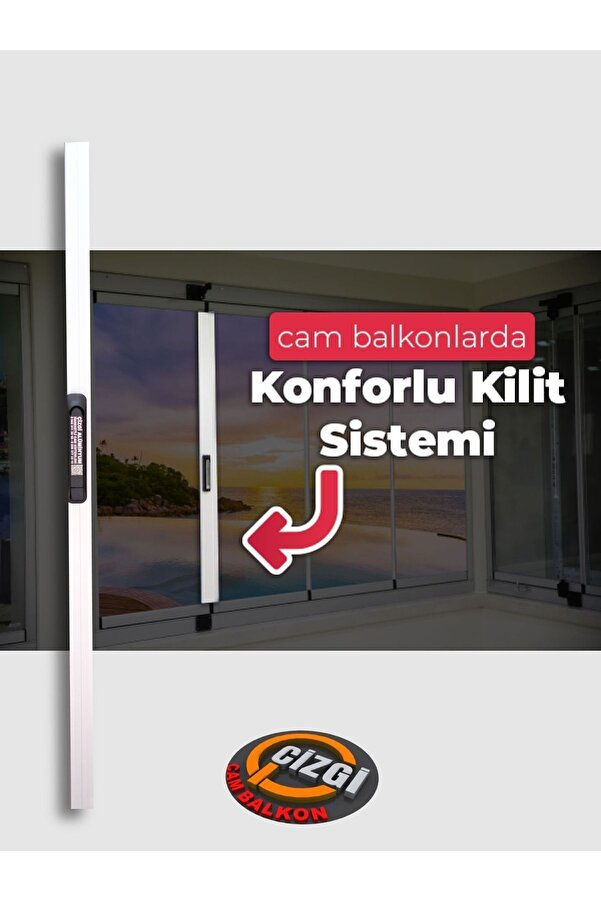 Çizgi Cam Balkon Sistemleri Comfort Arm Lock System (Glass Balcony ...