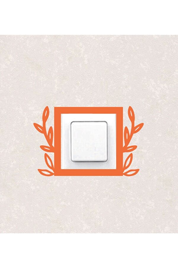 BLgrup 2114-t Laser Cut Wooden Switch Socket Frame Orange Single ...