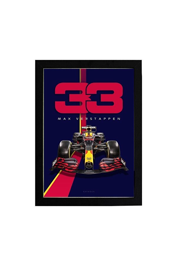 Kaynock Max Verstappen Formula 1 F1 Red Bull Table Set Poster Table ...