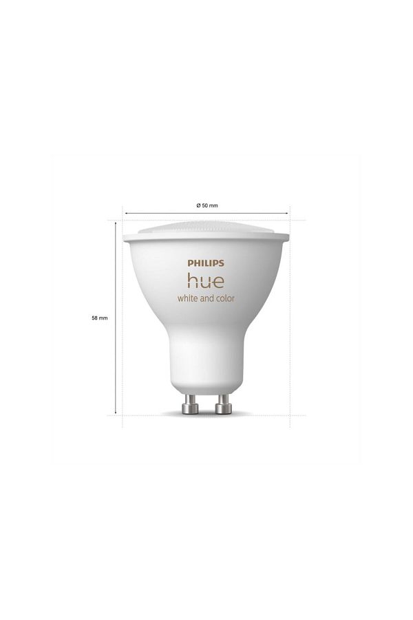Philips Hue White and Colour Ambiance Smart Light 2 Pack GU10 Spot Trendyol