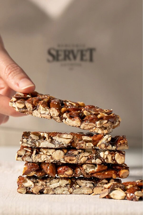 BERCEKIZ SERVET ŞEKERLEME Additive-Free Candy Almond Croquet Bar - 120 ...