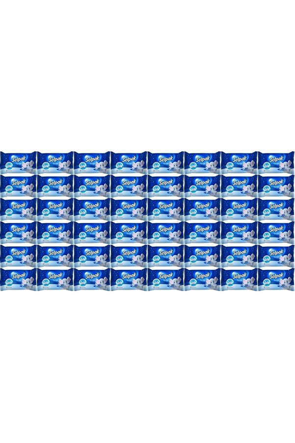 Selpak Wet Pocket Wipes 10 Sheets Classic (Set of 48) - Trendyol