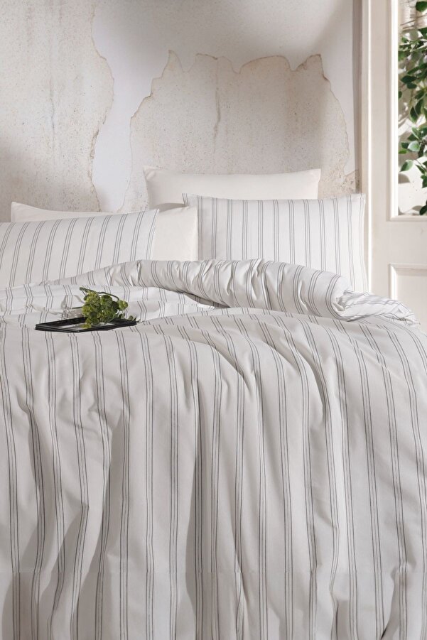 ÇETTEX Комплект завивки от органичен лен за единична стая- Trendyol