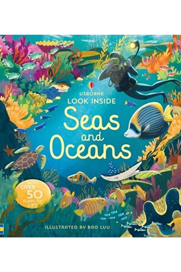 Usborne Megan Cullis - Look Inside Seas and Oceans9781474947060- Trendyol