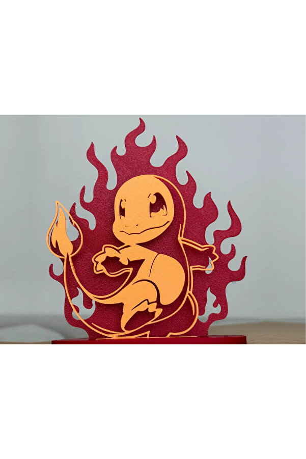 FigürDizayn Pokemon Charmander 2D Silhouette Wall Art - Trendyol