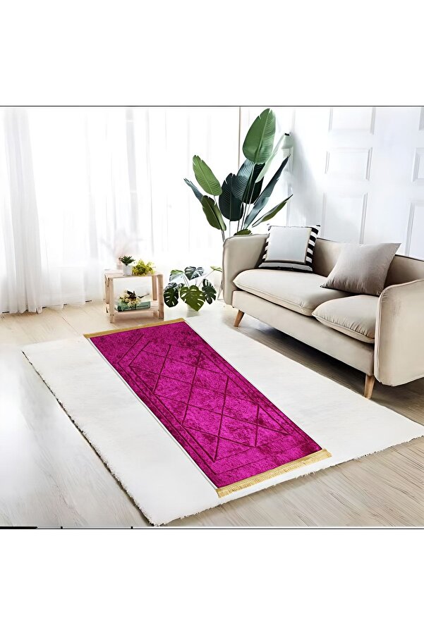 Atex Tekstil Orthopedic Quilted Jaccon Velvet Prayer Rug - Hajj, Umrah ...