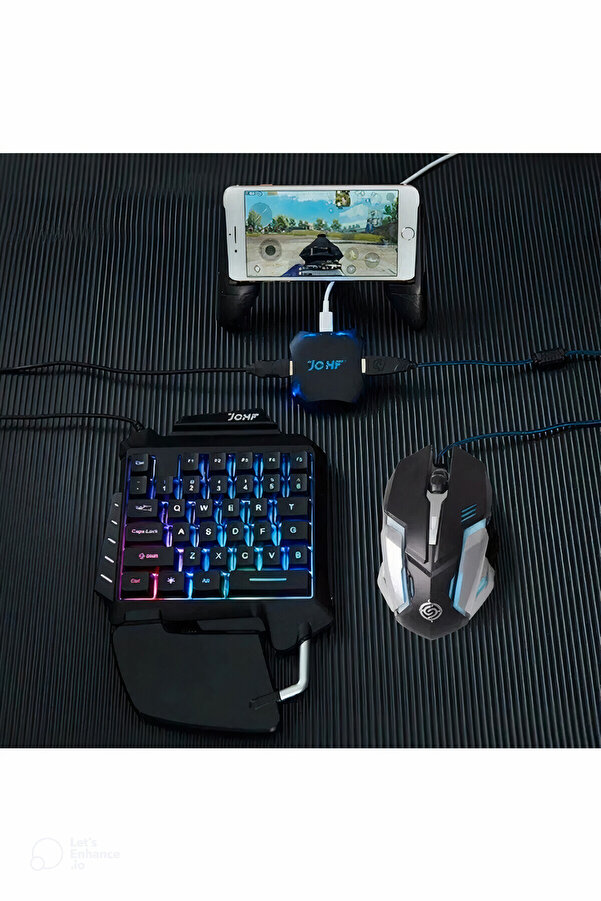 DUMKAY Pubg Keyboard Jchf-68s 5 In 1 Keyboard Mouse Connected Mobile ...