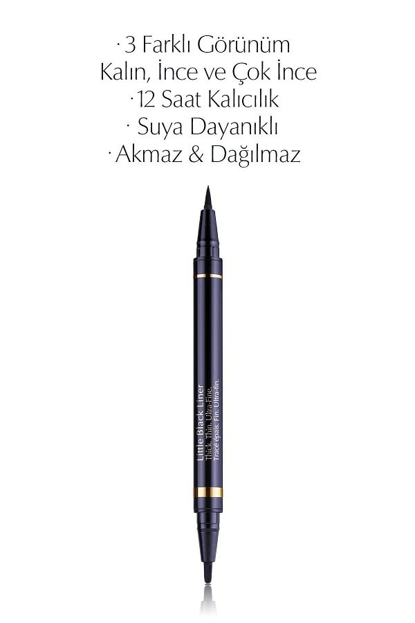 Estee Lauder Black Liquid Eyeliner Onyx 01 Thick and Fine Detailed Trendyol