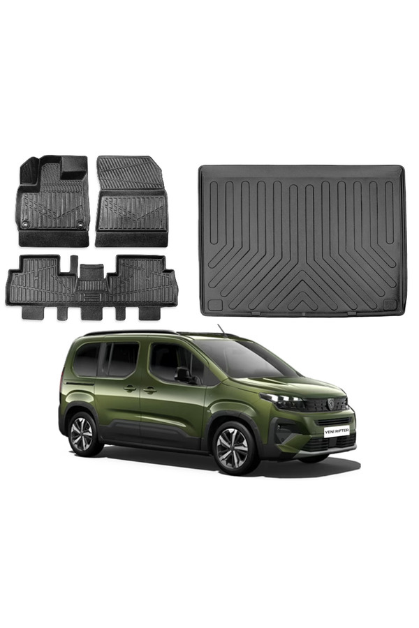 ko kaliteoto Peugeot Rifter 2022 Model - Separator Luggage, 3D Vehicle ...