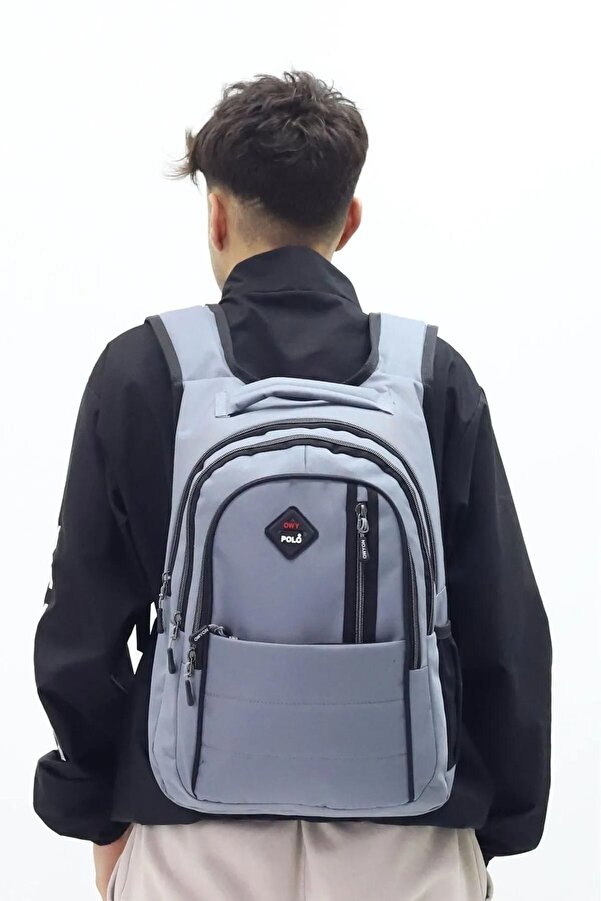 OBAY LİFE Gray Bat Model 5-Compartment Orthopedic Back Support Travel ...