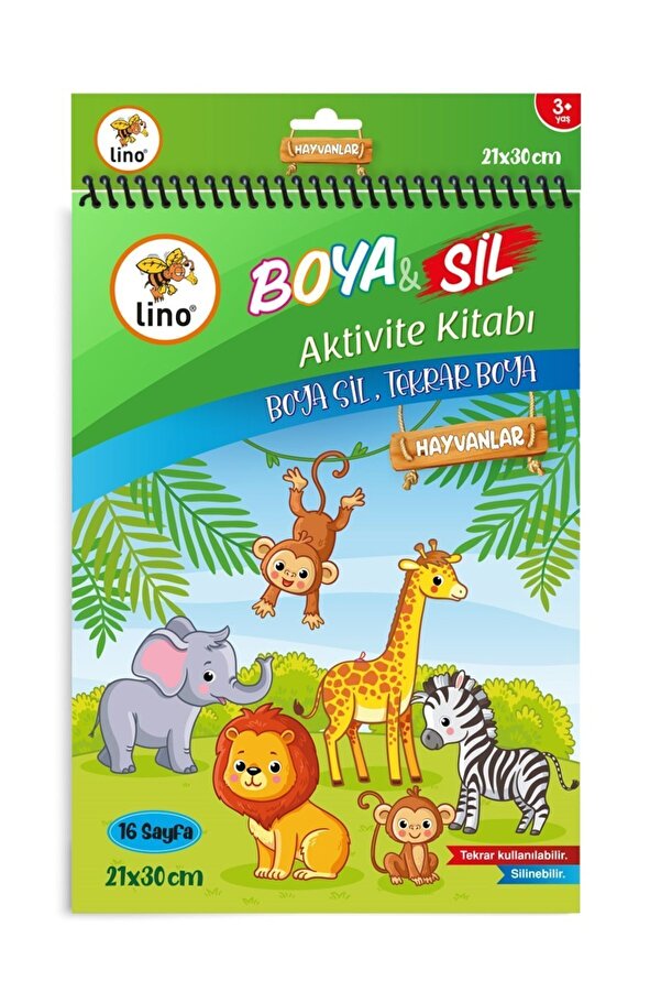Lino Paint Sil Activity Coloring Book Animals A4 Size Radium.. 1137848 ...