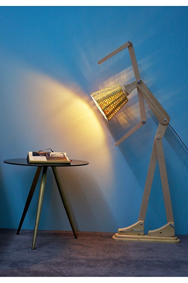 Nebiyan Lamp Man - Animated Human Figure Floor Lamp and Lampshade ...