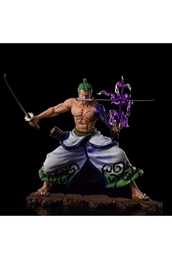 Fillikutum Roronoa Zoro Anime Figure - 20 cm Purple Sword Effect - Trendyol