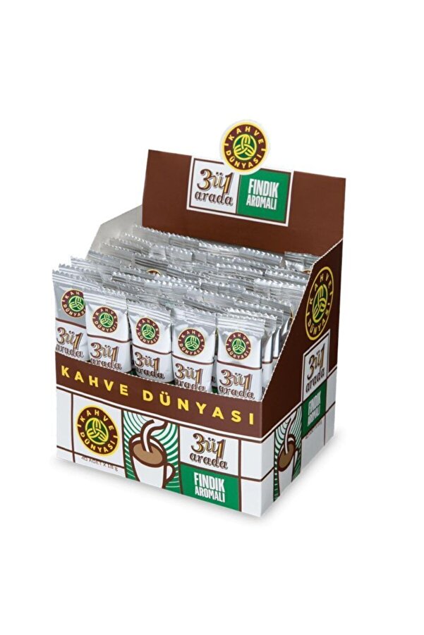 Kahve Dünyası 3 in 1 Hazelnut Coffee 18g 40 Pieces- Trendyol