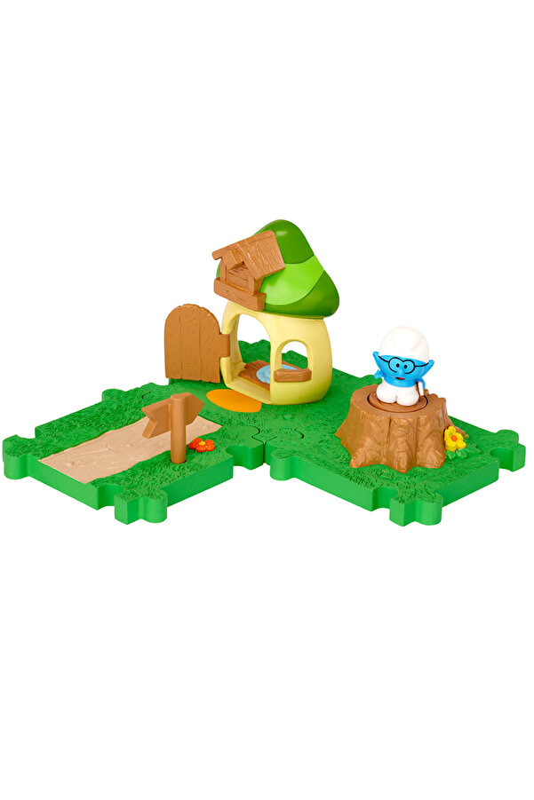 ŞİRİNLER Jakks Pacific Smurfs Clever Smurf Micro Figure Play Set - Trendyol