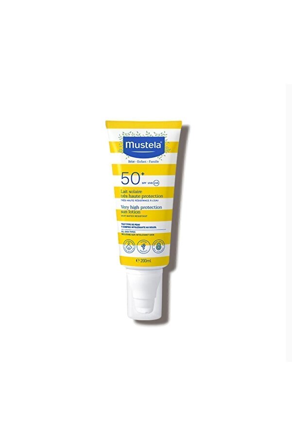 Mustela Sustainable SPF 50 Sunscreen - 200 ml - Trendyol
