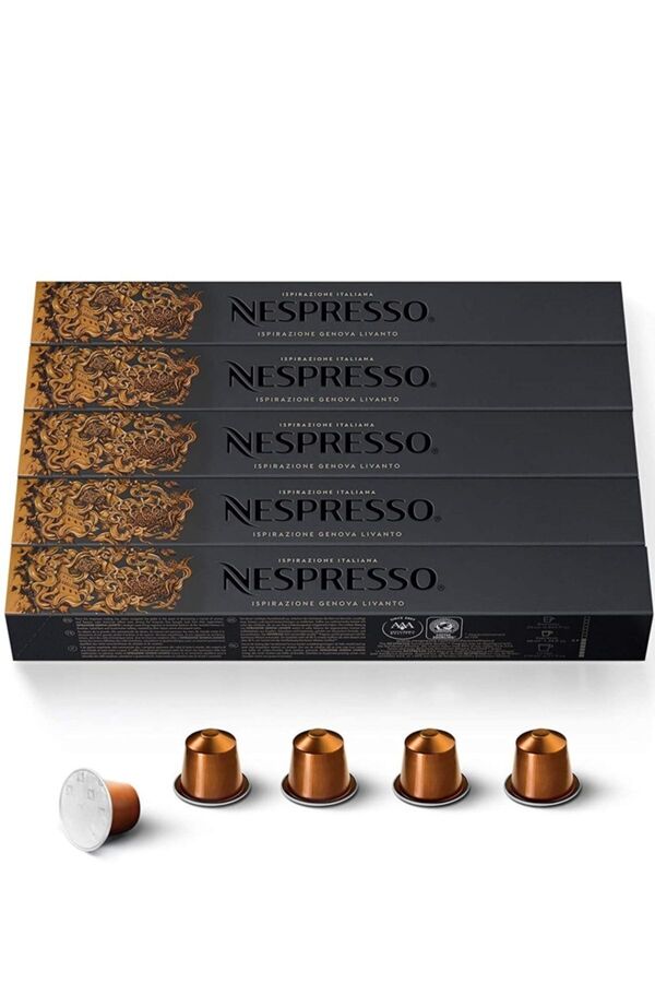 Nespresso Ispirazione Genova Livanto 5 Boxes X 50 Capsules- Trendyol