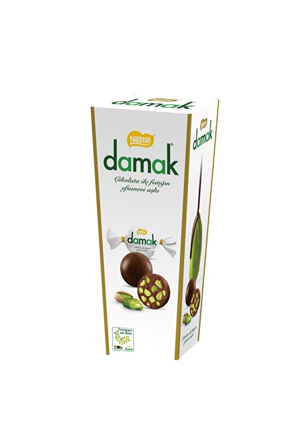 Damak Nestle Palate - Milk Chocolate with Pistachio 130 g - Trendyol