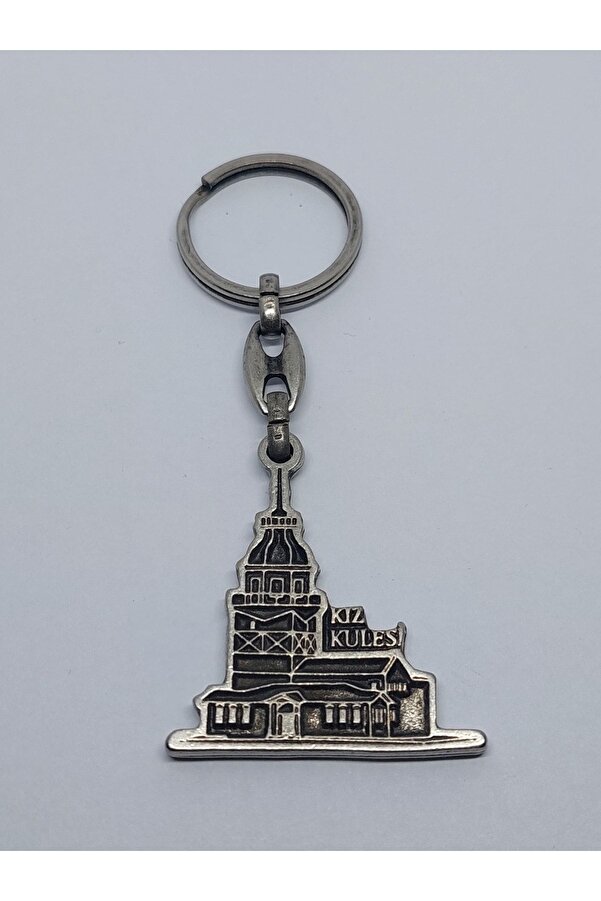 GALATA GIFT Maiden's Tower Metallic Metal Keychain, Istanbul Places ...