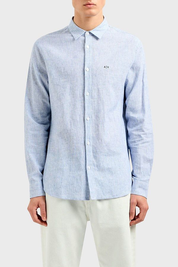 Armani exchange linen shirt store