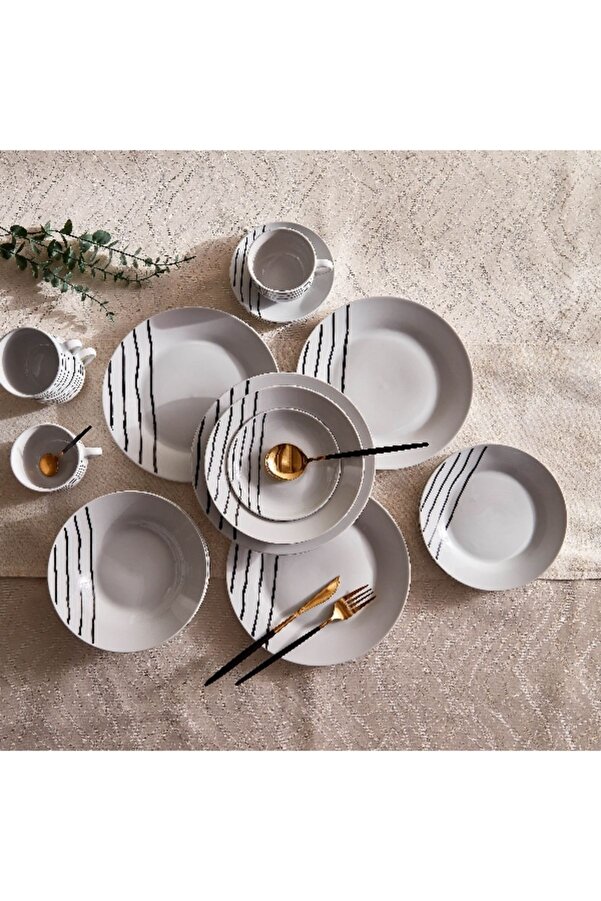 Home Box Atlanta Spring 20-Piece Dinner Set- Trendyol