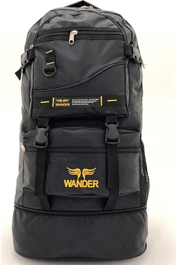 Wander Bellows Mountaineer Black Backpack Military Bag- Trendyol