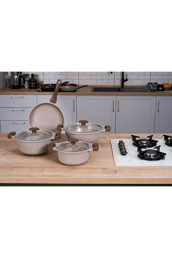 ThermoAD 7 Piece Granite Casting Set - mink - Trendyol