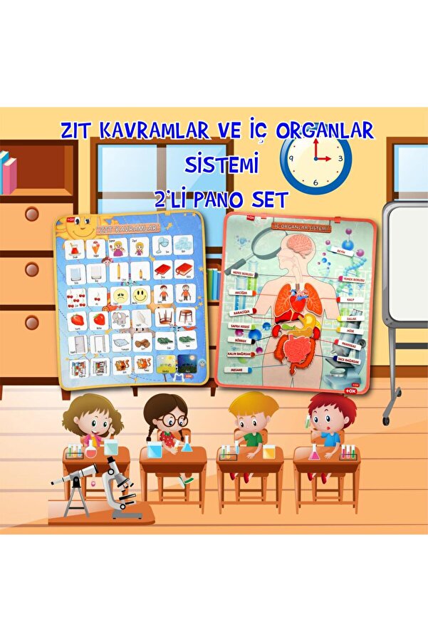 Tox 2 Set - 62 Pieces Internal Organs and Opposite Concepts Felt Velcro ...