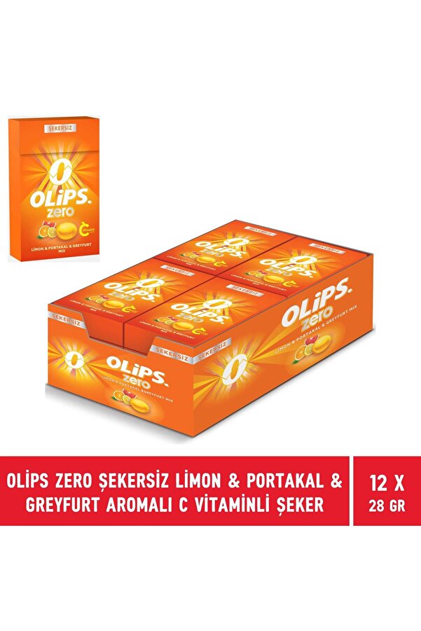 Olips Zero Sugar Free Lemon & Orange & Grapefruit Flavored Vitamin C ...
