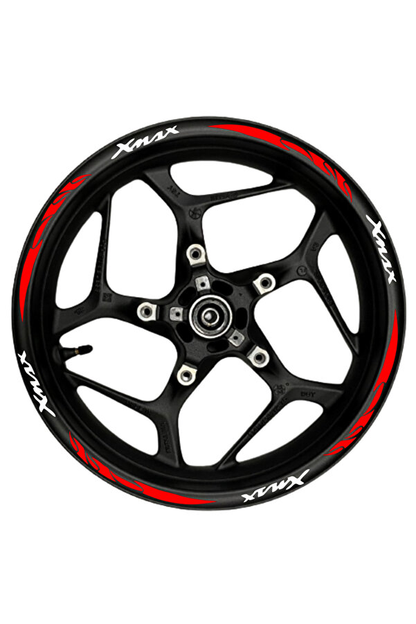 Home Xmax White Written Red Claw Stripe - Trendyol