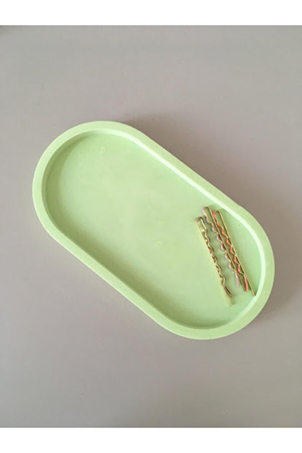 Orange Atelier Διακοσμητικό οβάλ μπετόν Πιάτο μπετόν Πιάτο κοσμήματος ...