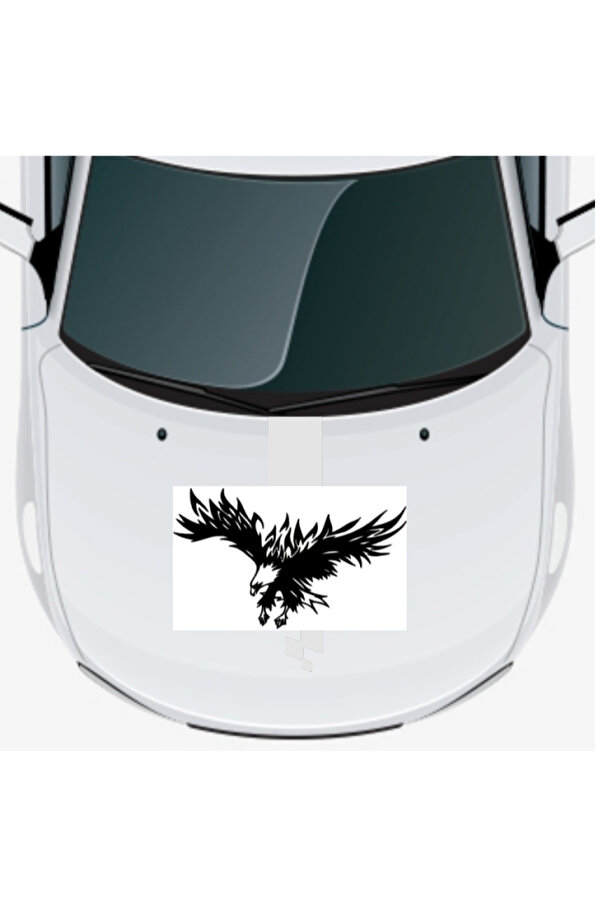 Kıvırcıkyoga Eagle Design Auto Hood Sticker 50 X 80 cm - Trendyol