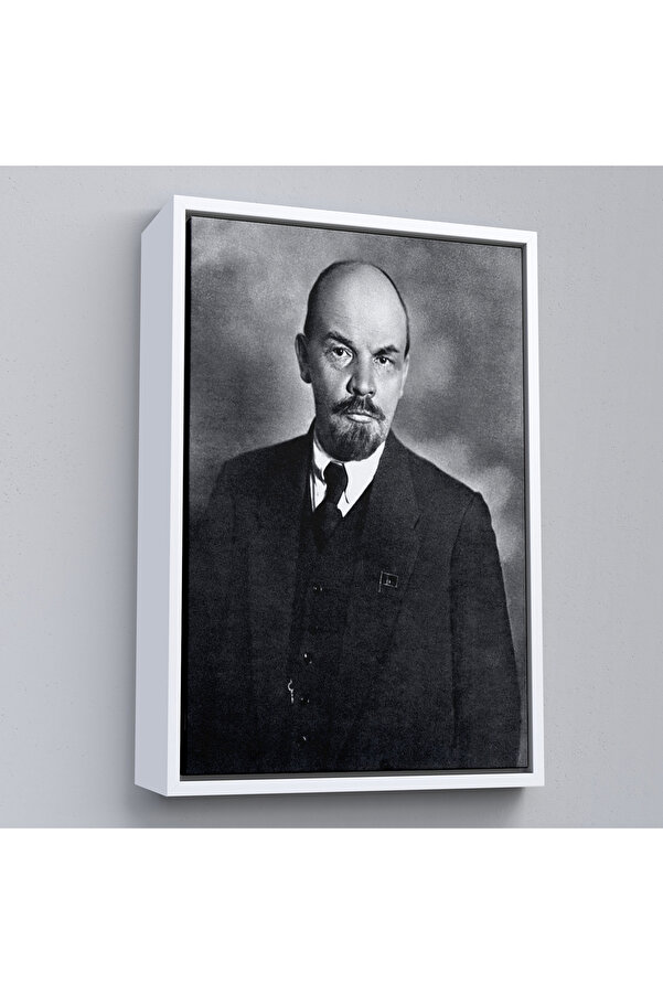 indispensablely Framed Soviet Leader Vladimir Lenin Painting-7944- Trendyol