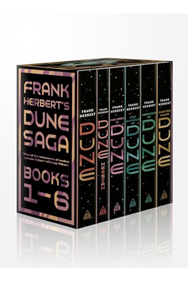 Penguin Random House Frank Herberts Dune Saga 6Book Boxed Set Dune Dune ...