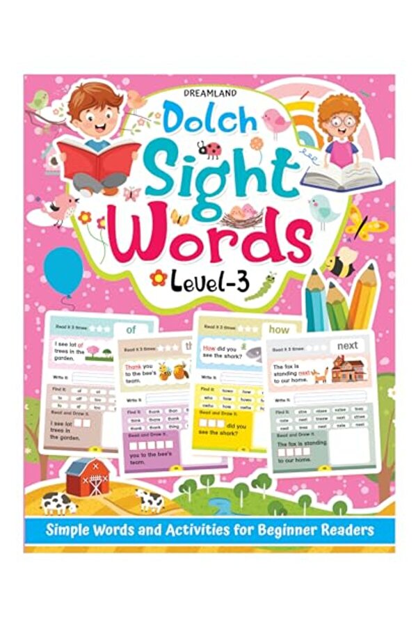 dreamland Dolch Sight Words Level 3 Simple Words And Activities For ...