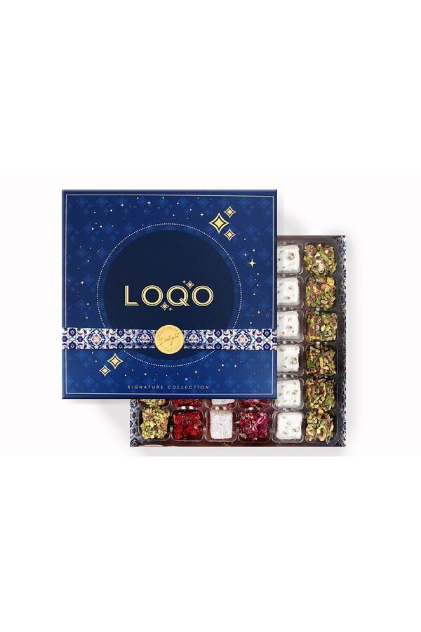 LOQO Pistachio Luxury Mixed Gift Box Turkish Delight Net 500Gr - Trendyol