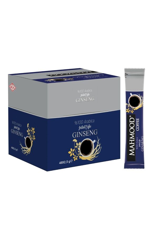 Mahmood Coffee Arabica Ginseng Flavored - Soluble Granular Coffee 2.5g ...