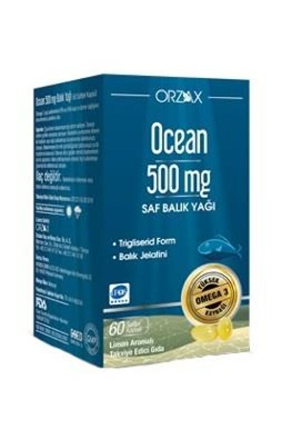 Ocean Omega 3 Fish Oil - 500 Mg, 60 Capsules - Trendyol