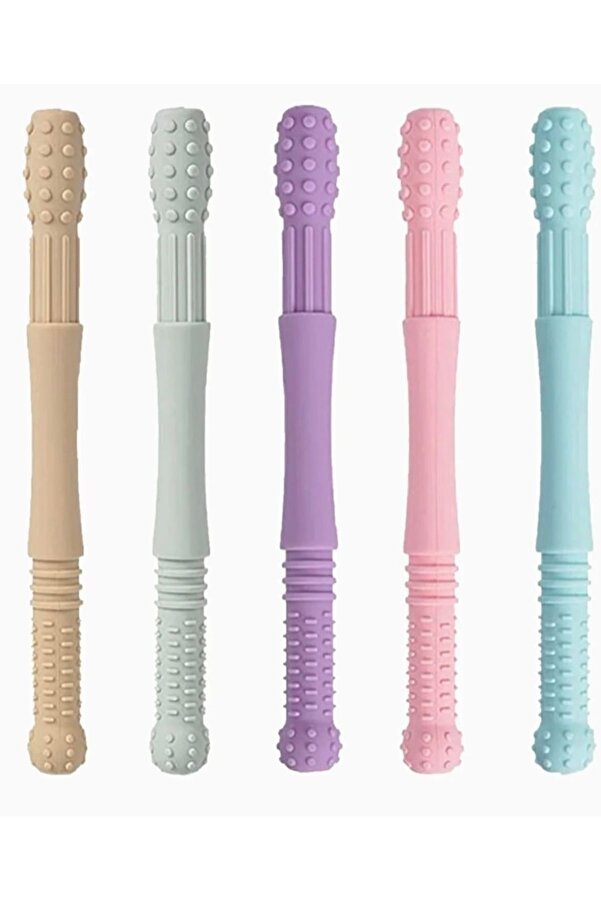 Moory Set of 5 Sensory Teether-oral Motor Therapy and Chewing Tube ...