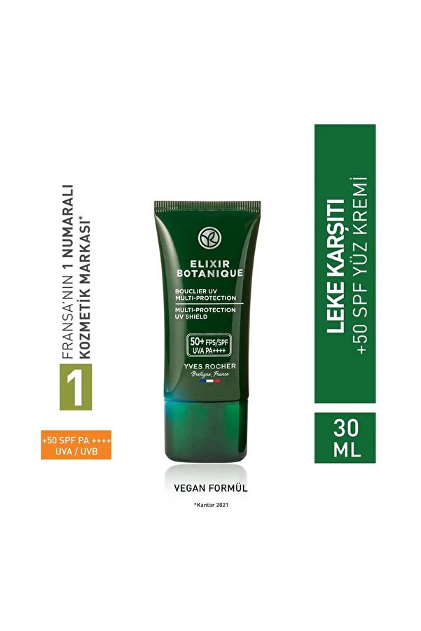 Yves Rocher 50+ SPF Face Cream - Herbal Antioxidant Care, Anti-aging ...